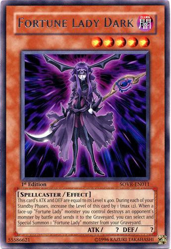 Yugioh Stardust Overdrive Single Card Rare Fortune Lady Dark Sovr En011