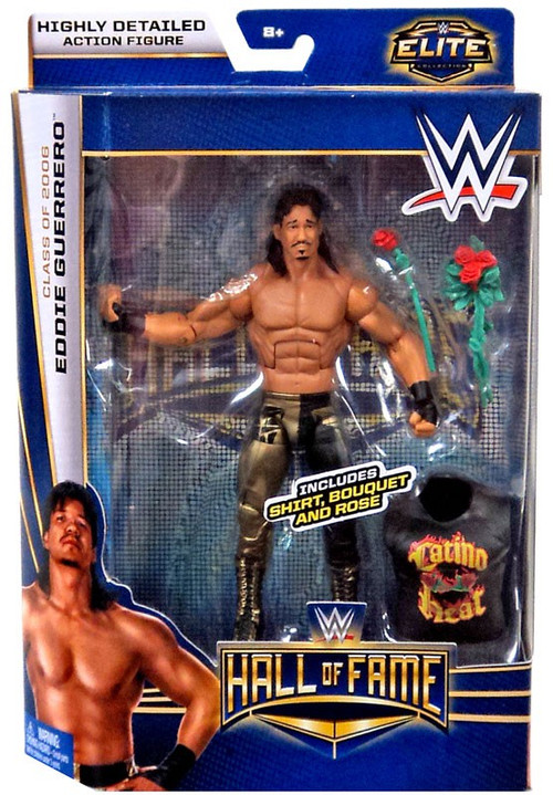 WWE Wrestling Elite Hall of Fame Eddie Guerrero 6 Action Figure Shirt ...