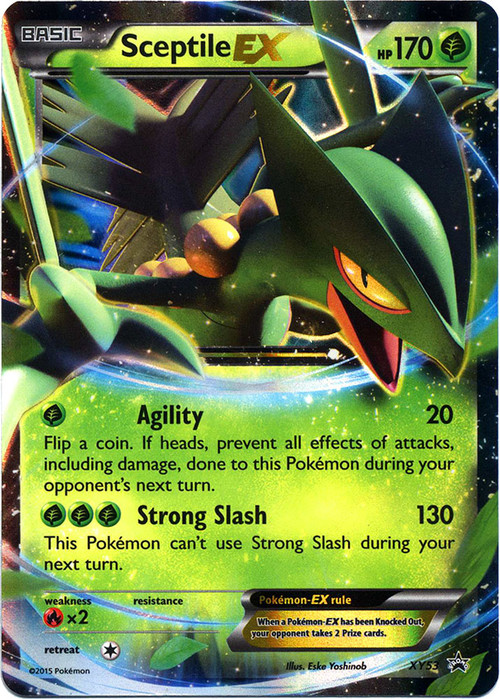 Pokemon X Y Promo Single Card Ultra Rare Holo Sceptile-EX XY53 - ToyWiz
