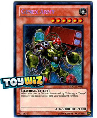 YuGiOh 5Ds Hidden Arsenal 2 Single Card Secret Rare Genex Army HA02 ...