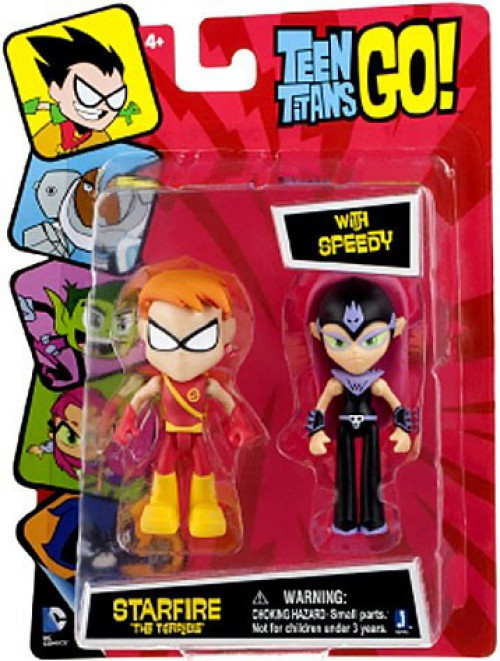 Teen Titans Go Starfire the Terrible with Speedy 3 Mini Figure 2-Pack ...