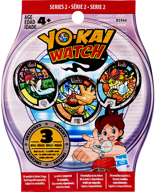 Yo-Kai Watch Series 2 YOKAI MEDALS Mystery Pack Hasbro Toys - ToyWiz