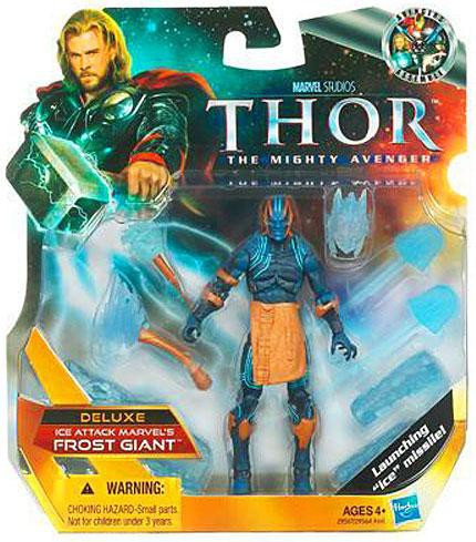 Thor The Mighty Avenger Deluxe Ice Attack Marvels Frost Giant 4 Action ...