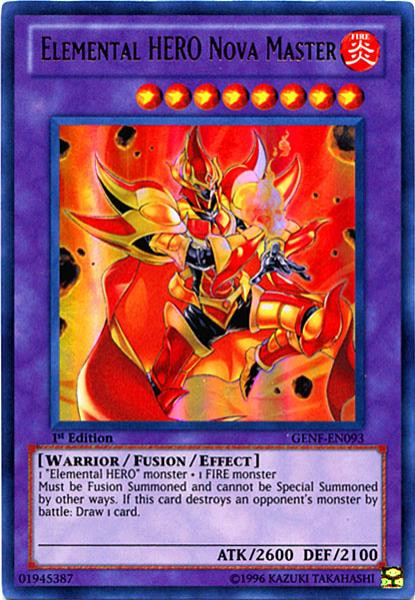 YuGiOh Zexal Generation Force Single Card Ultra Rare Elemental HERO ...