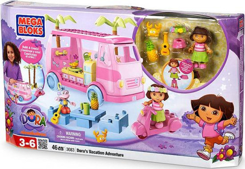 Mega Bloks Dora the Explorer Doras Vacation Adventure Set 3083 - ToyWiz