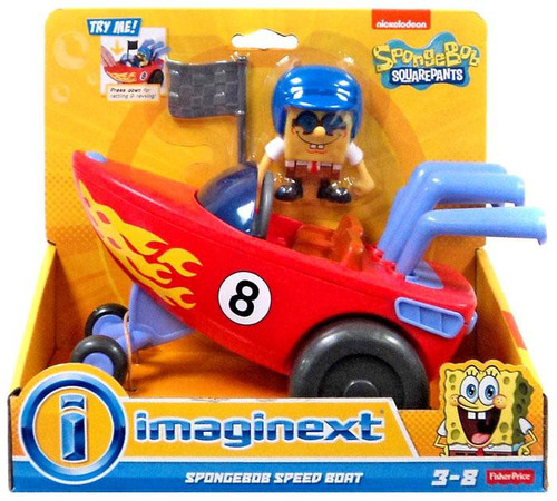 Fisher Price Spongebob Squarepants Imaginext Spongebob Speed Boat ...