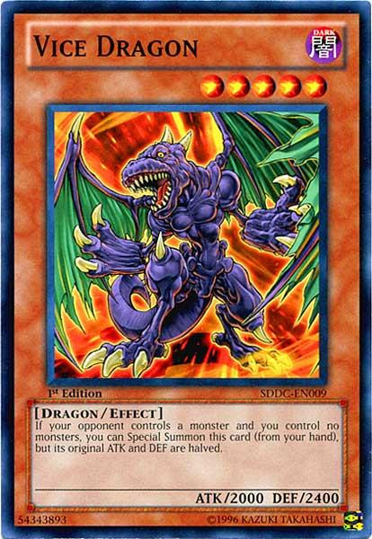 YuGiOh 5Ds Structure Deck Dragons Collide Single Card Common Vice ...