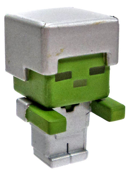 Minecraft Netherrack Series 3 Zombie 1 Mini Figure with Iron Armor ...
