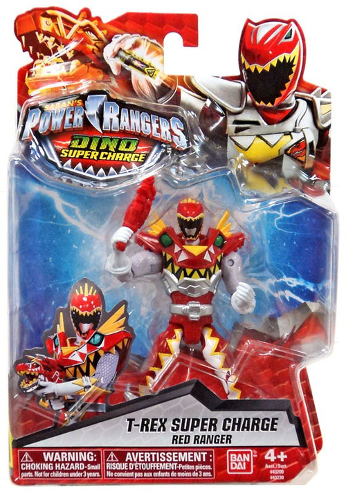 Power Rangers Dino Super Charge T-Rex Super Charge Red Ranger 5 Action Figure Bandai - ToyWiz