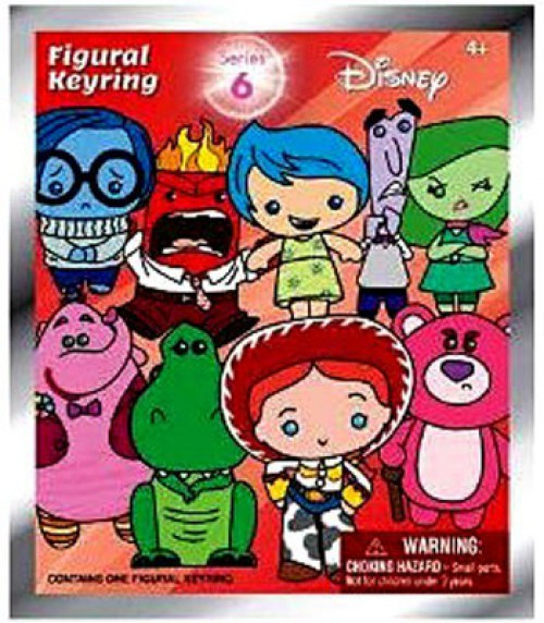 Disney 3D Figural Keychain Disney Series 6 Mystery Pack Monogram - ToyWiz