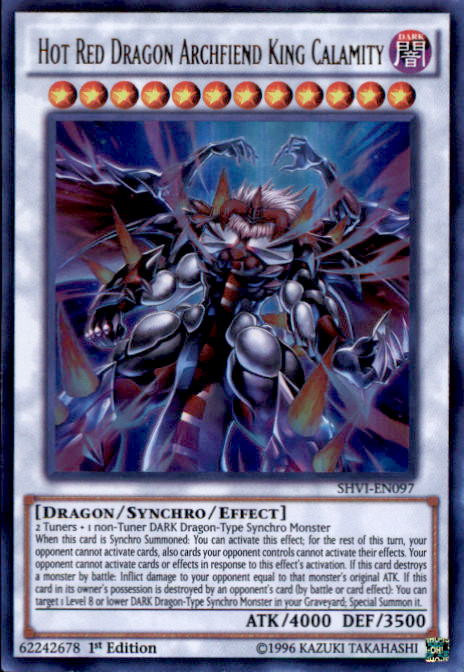 YuGiOh Shining Victories Single Card Ultra Rare Hot Red Dragon ...