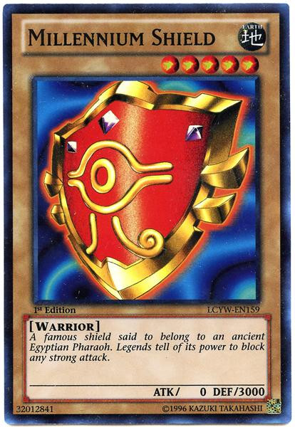 YuGiOh Legendary Collection 3 Single Card Super Rare Millennium Shield ...