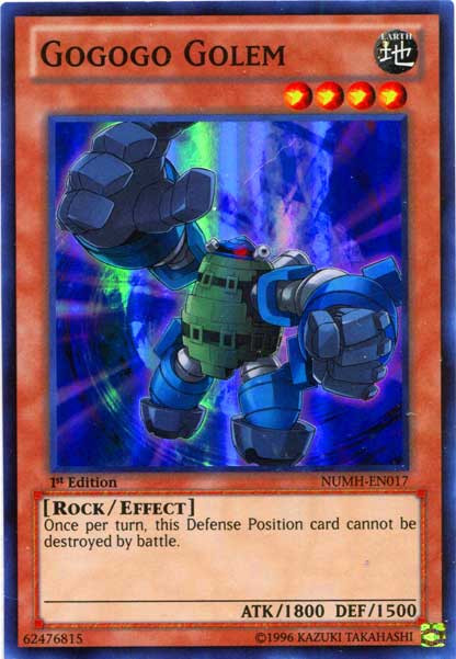 YuGiOh Number Hunters Single Card Super Rare Gogogo Golem NUMH-EN017 ...