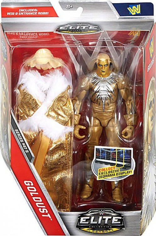 WWE Wrestling Elite Series 47.5 Goldust 6 Action Figure Wig Entrance ...