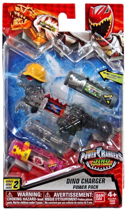 Power Rangers Dino Super Charge Series 2 Translucent Grey Dino Charger ...