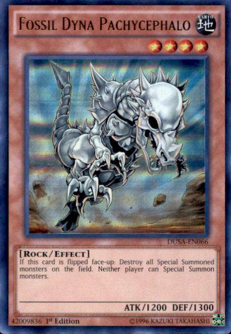 YuGiOh Duelist Saga Single Card Ultra Rare Fossil Dyna Pachycephalo ...