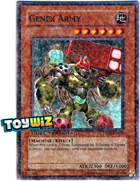 Yugioh 5ds Duel Terminal 2 Single Card Parallel Rare Genex Army Dt02