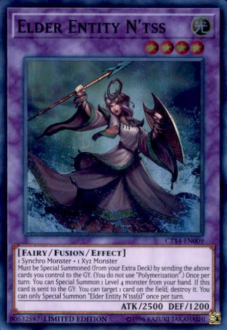 YuGiOh 2017 Mega-Tin Mega Pack Single Card Super Rare Elder Entity Ntss ...