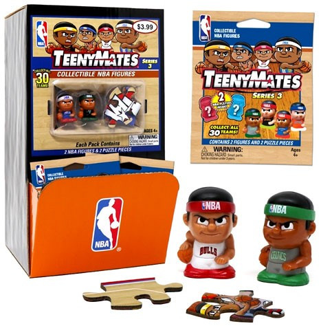 NBA TeenyMates NBA Series 3 Mystery Box 32 Packs Party Animal Toys - ToyWiz
