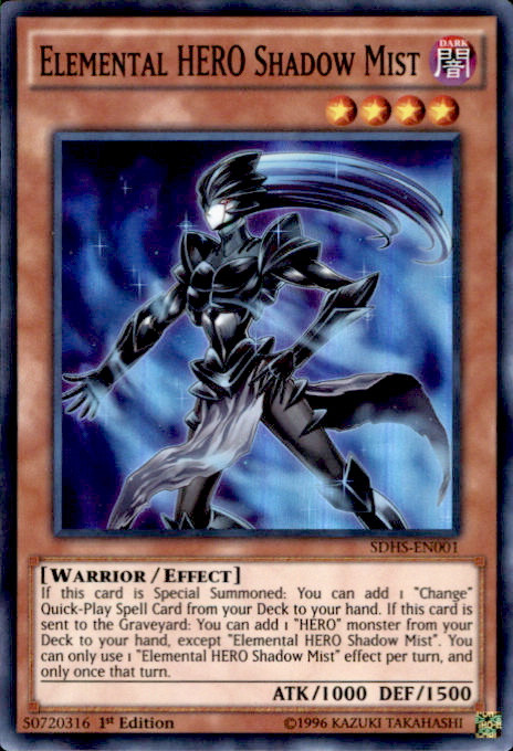 YuGiOh HERO Strike Structure Deck Single Card Super Rare Elemental HERO ...