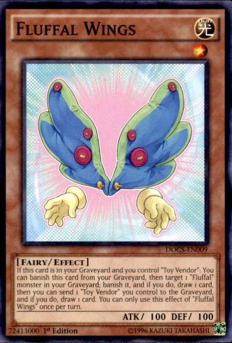 YuGiOh Dimension of Chaos Single Card Common Fluffal Wings DOCS-EN009 ...