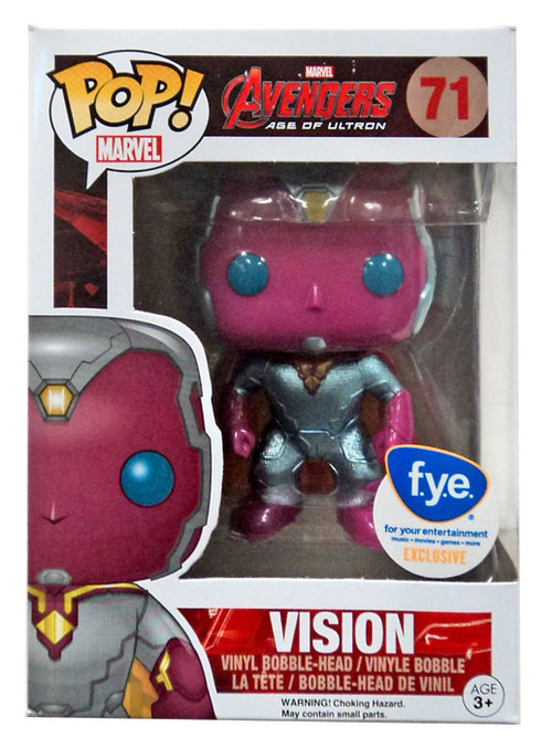 Funko Marvel Avengers Age of Ultron Funko POP Marvel Vision Exclusive ...