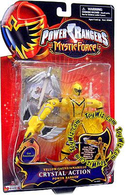 Power Rangers Mystic Force Yellow Crystal Action Power Ranger Action Figure Bandai - ToyWiz