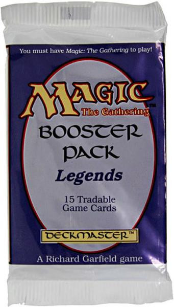 Magic The Gathering Legends Booster Pack Wizards of the Coast - ToyWiz
