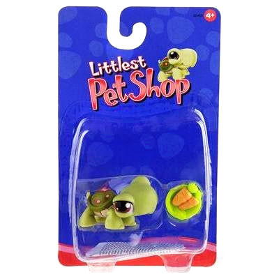 Littlest Pet Shop Turtle Figure With Carrots Hasbro Toys - ToyWiz