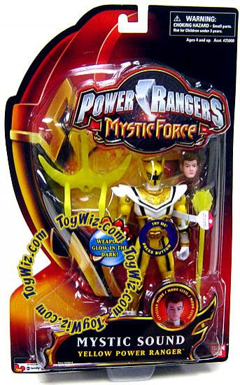 Power Rangers Mystic Force Mystic Sound Yellow Power Ranger Action ...