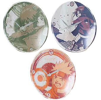Naruto Set of 3 Wall Clocks BanPresto - ToyWiz