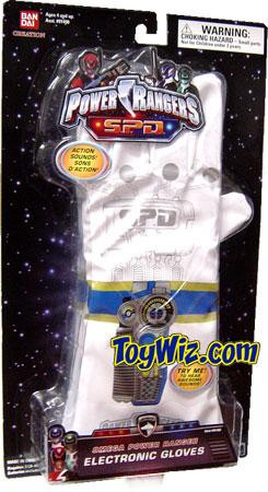Power Rangers SPD Omega Power Ranger Electronic Gloves Roleplay Toy ...