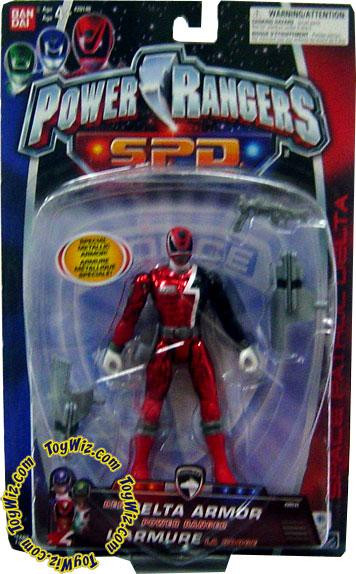 Power Rangers SPD Red Delta Armor Power Ranger Action Figure Bandai ...