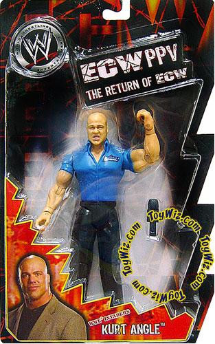 WWE Wrestling ECW PPV Series 9 Kurt Angle Action Figure Jakks Pacific ...