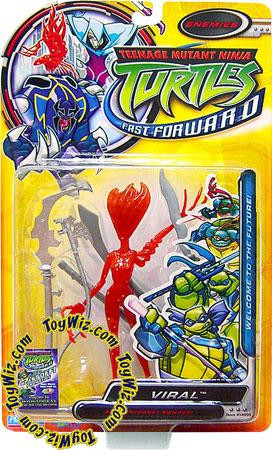Teenage Mutant Ninja Turtles 2003 Fast Forward Viral 5 Action Figure ...