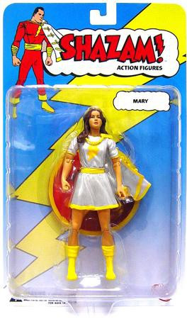 DC Shazam Shazam Mary Marvel Action Figure White Outfit DC Direct - ToyWiz