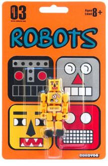 Stikfas Robots Cuboyds Series 03 Cuboyd ro-1235 Action Figure Yellow ...