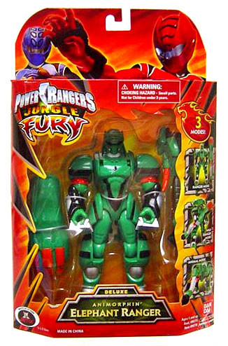Power Rangers Jungle Fury Deluxe Animorphin Elephant Ranger Action ...
