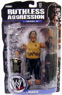 WWE Wrestling Ruthless Aggression Series 36 Umaga Action Figure Jakks ...