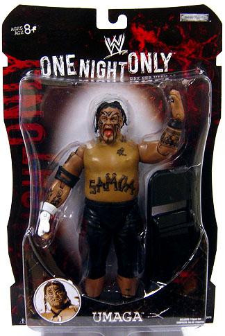 WWE Wrestling Pay Per View Series 19 One Night Only Umaga Action Figure ...