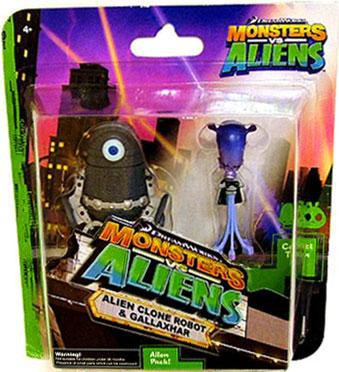 Monsters vs. Aliens Alien Clone Robot Gallaxhar Mini Figure 2-Pack ...
