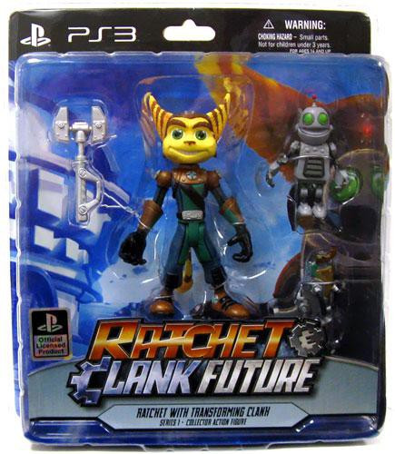 Ratchet and Clank Future Series 1 Ratchet Transforming Clank Action ...