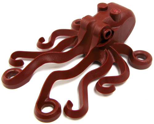 LEGO Octopus Minifigure Animal Red - ToyWiz