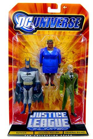 DC Universe Justice League Unlimited Fan Collection Batman, Amanda ...
