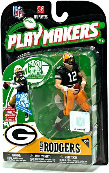 McFarlane Toys NFL Green Bay Packers Playmakers Series 1 Aaron Rodgers ...
