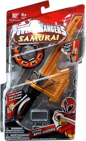 Power Rangers Samurai Samurai Spin Sword Roleplay Toy Bandai - ToyWiz