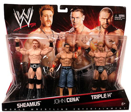 WWE Wrestling Sheamus, John Cena Triple H Exclusive Action Figure 3 ...