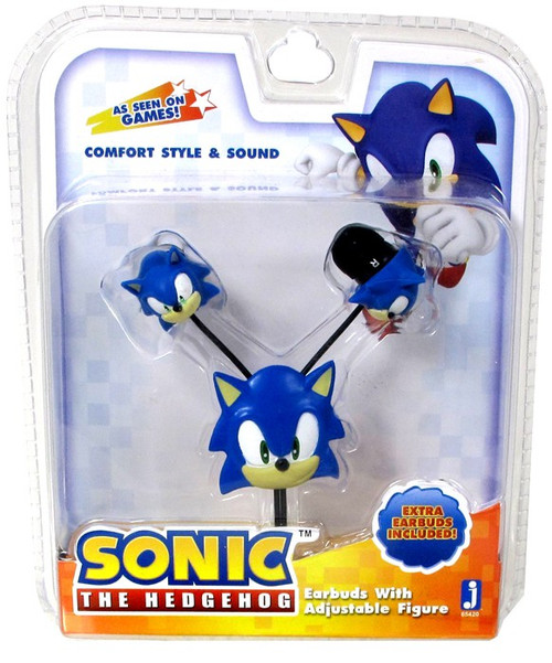 Sonic The Hedgehog Sonic The Hedgehog Earbuds Jazwares - ToyWiz