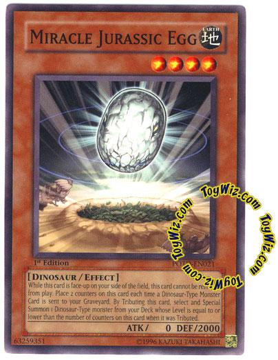 Yugioh Gx Power Of The Duelist Single Card Common Miracle Jurassic Egg
