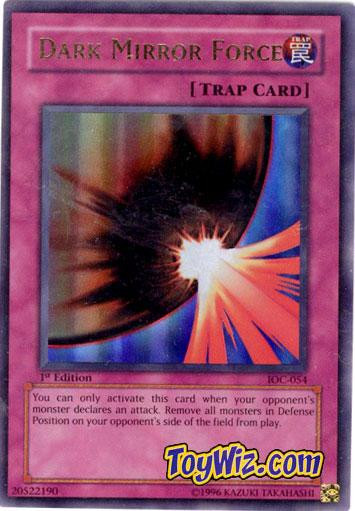 YuGiOh Invasion of Chaos Single Card Ultra Rare Dark Mirror Force IOC ...